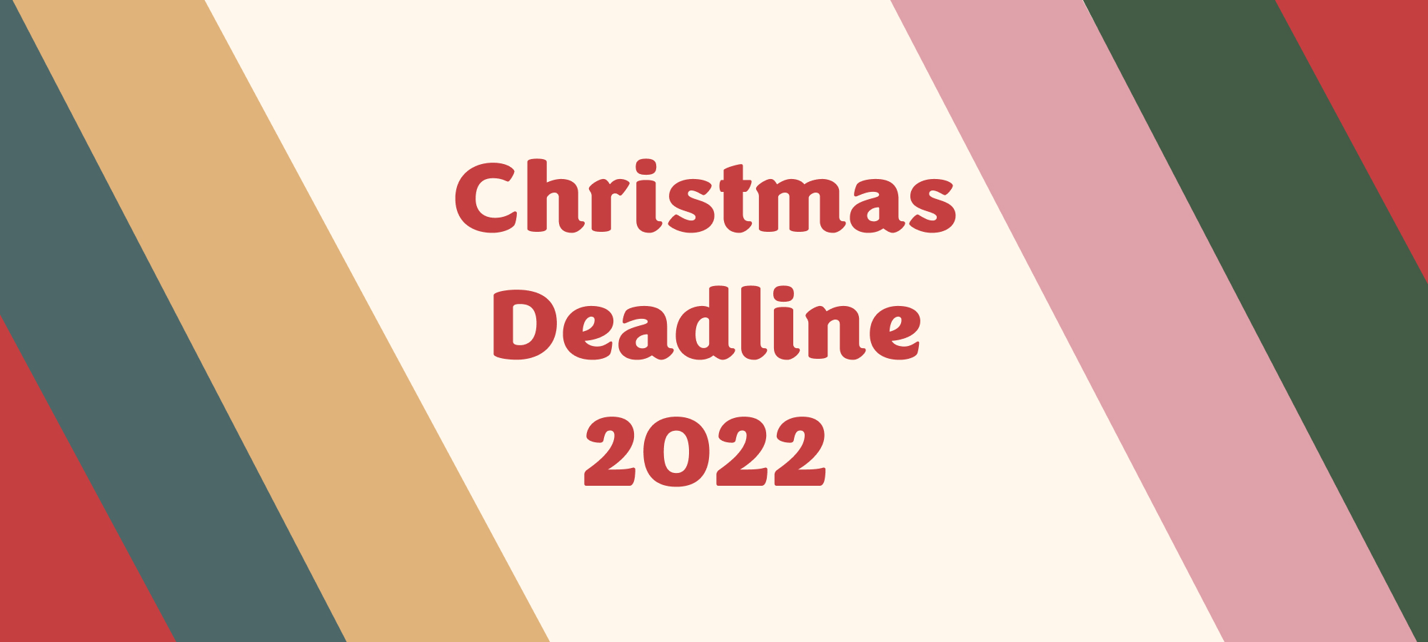 Christmas Deadline 2022 Thortful