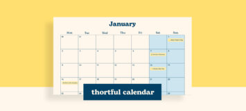 Your thortful 2023 Creator Content Calendar - thortful
