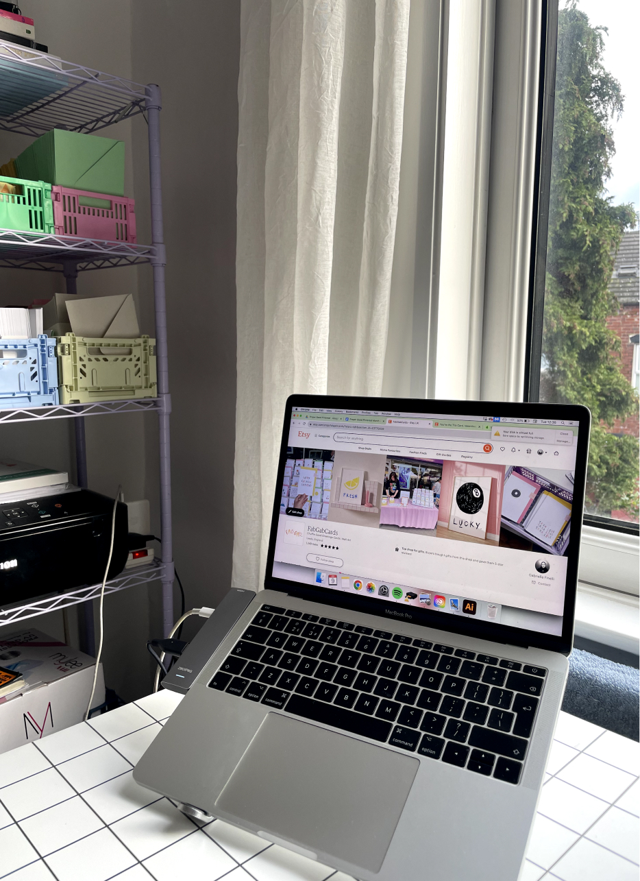 Into the workspace with... Fab Gab Cards - thortful